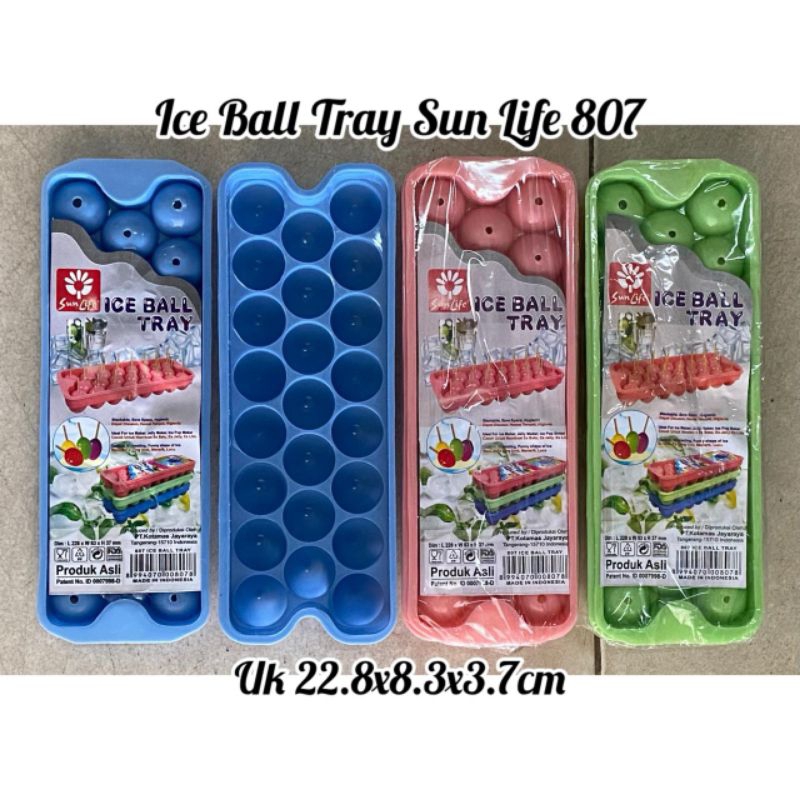 Jual cetakan jelly bulat/ telur puyuh / cetakan es batu merek sunlife ...