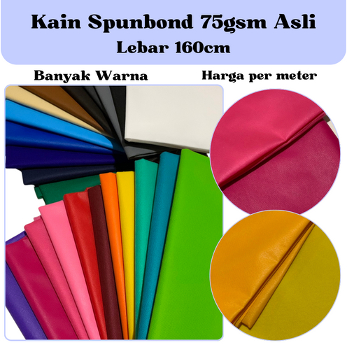 Jual Kain Spunbond 75gsm Lebar 160cm Meteran utk Greenscreen ...