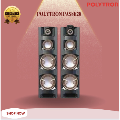 Jual Polytron Speaker PAS8E28 Speaker Karaoke PAS 8E28/PAS 8 E28 ...