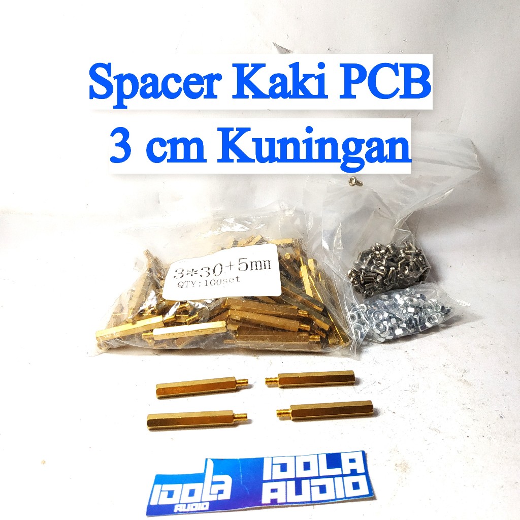 Jual Spacer Kaki PCB 3 cm Kuningan | Spacer PCB Ukuran 3cm | Shopee ...