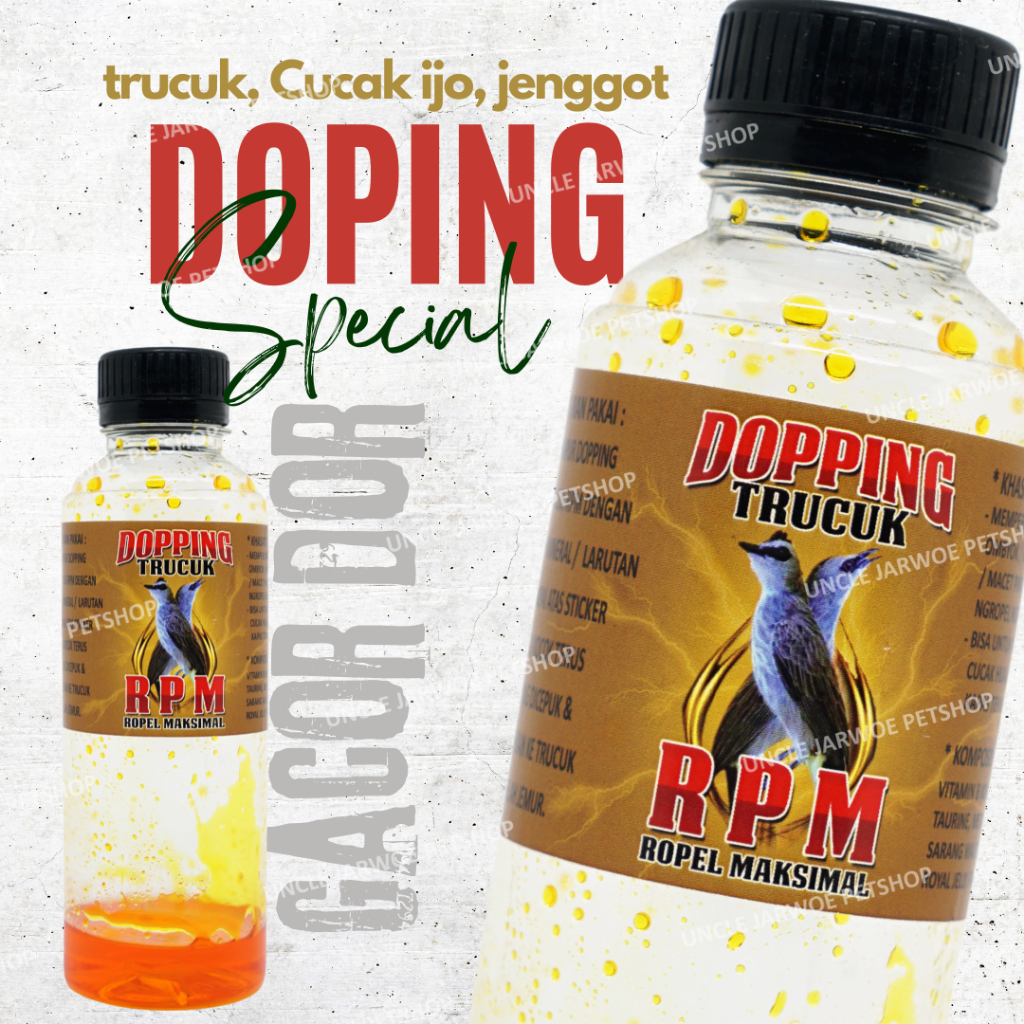 Jual RPM Doping Burung Trucukan Ropel Maximal Cepat Gacor | Shopee ...
