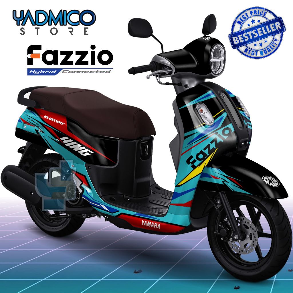 Jual Decal Fazzio Full Body - Stiker Motor Fazzio Full Body - Decal Hologram Yamaha Fazzio Full ...
