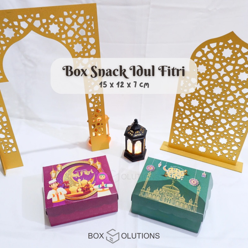Jual box snack idul fitri R5 / box kue lebaran / box nasi lebaran ...