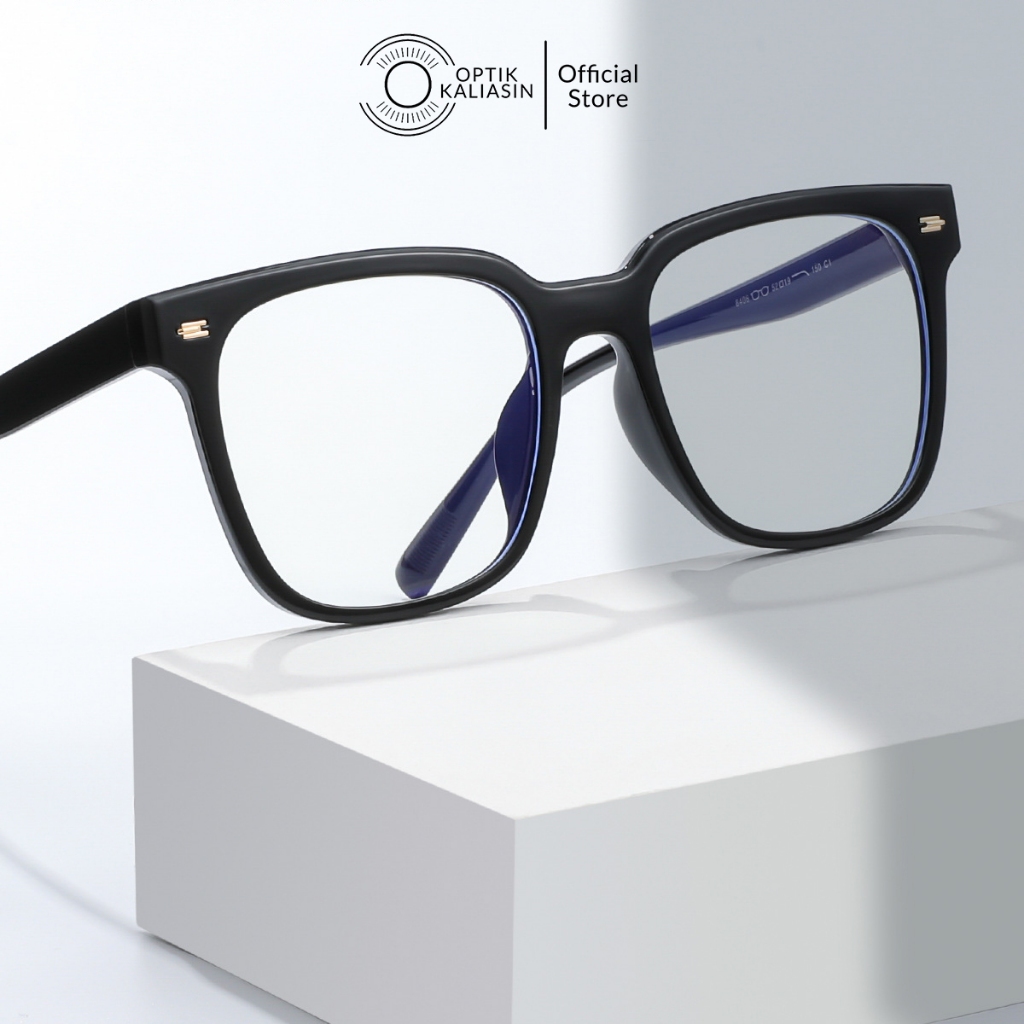 Jual OPTIK KALIASIN - Frame kacamata pria wanita kotak tebal vintage lentur TR90 minus plus anti ...