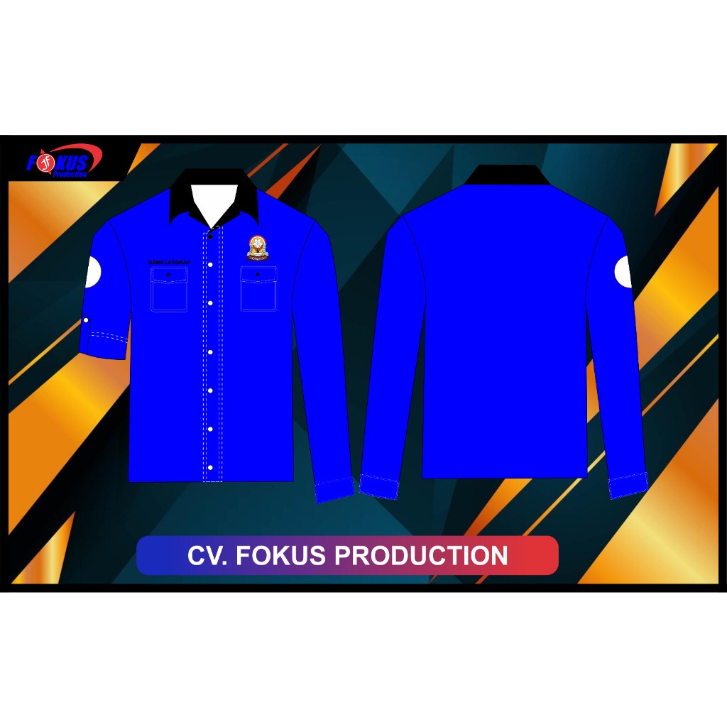 Jual Kemeja PDL / PDH Lengan panjang / pendek - Kemeja Bordir Desain Bebas - Seragam kerja ...