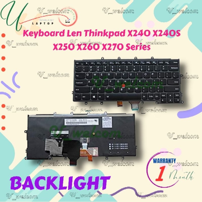Jual keyboard Lenovo Thinkpad X240 X240S X250 X260 X270 Backlight ...