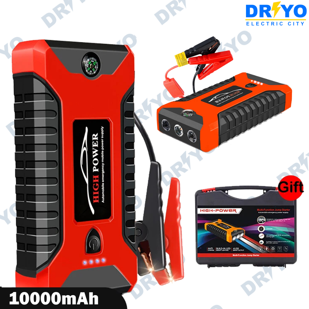 Jual Power Bank JX27 10000mAh Car Jump Starter 12V 4 Port USB ...