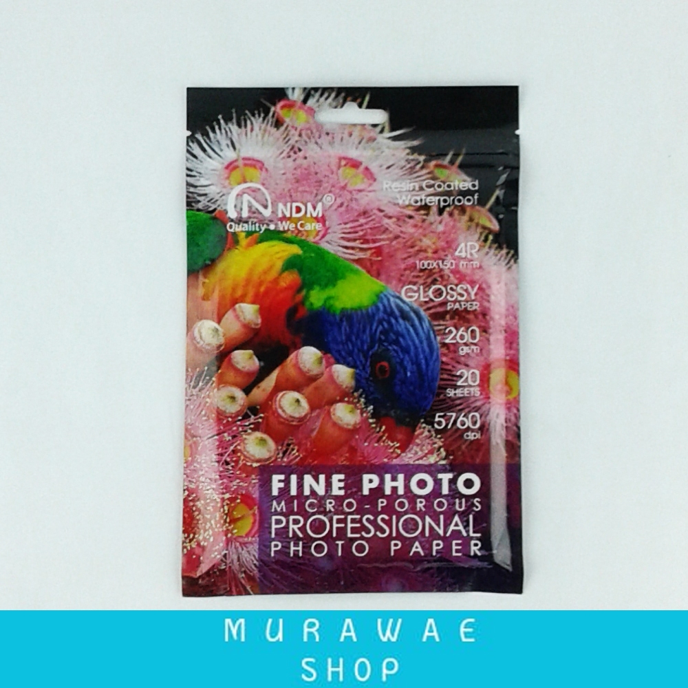 Jual Kertas Foto 4R Glossy/NDM Photo Paper Resin Coated 260Gsm | Shopee ...