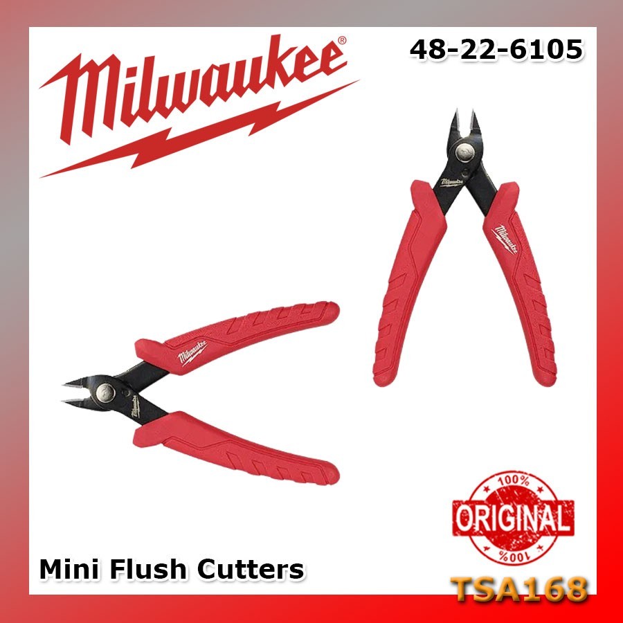 Jual Milwaukee 48-22-6105 Mini Flush Cutters Tang Potong | Shopee Indonesia
