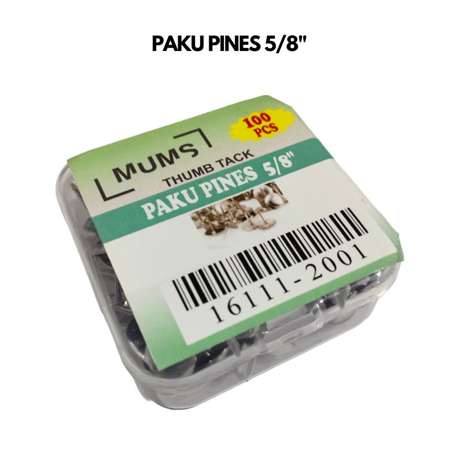 Jual Paku Payung Paku Pinus Pines Mading 5/8" Thumb Tacks MUMS ...
