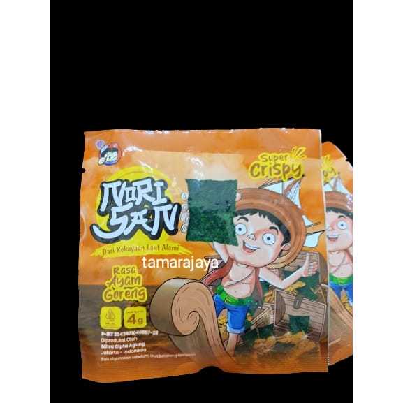 Jual Cemilan Rumput Laut Nori Go / Nori San isi 12 Sachets | Shopee ...
