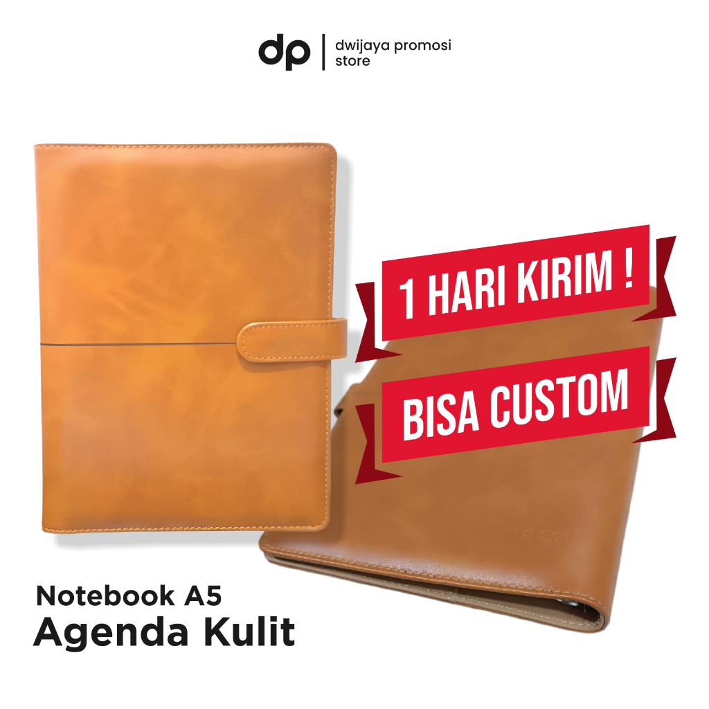 Jual Notebook Agenda Kulit Buku Catatan Kerja Ukuran A5 | Shopee Indonesia