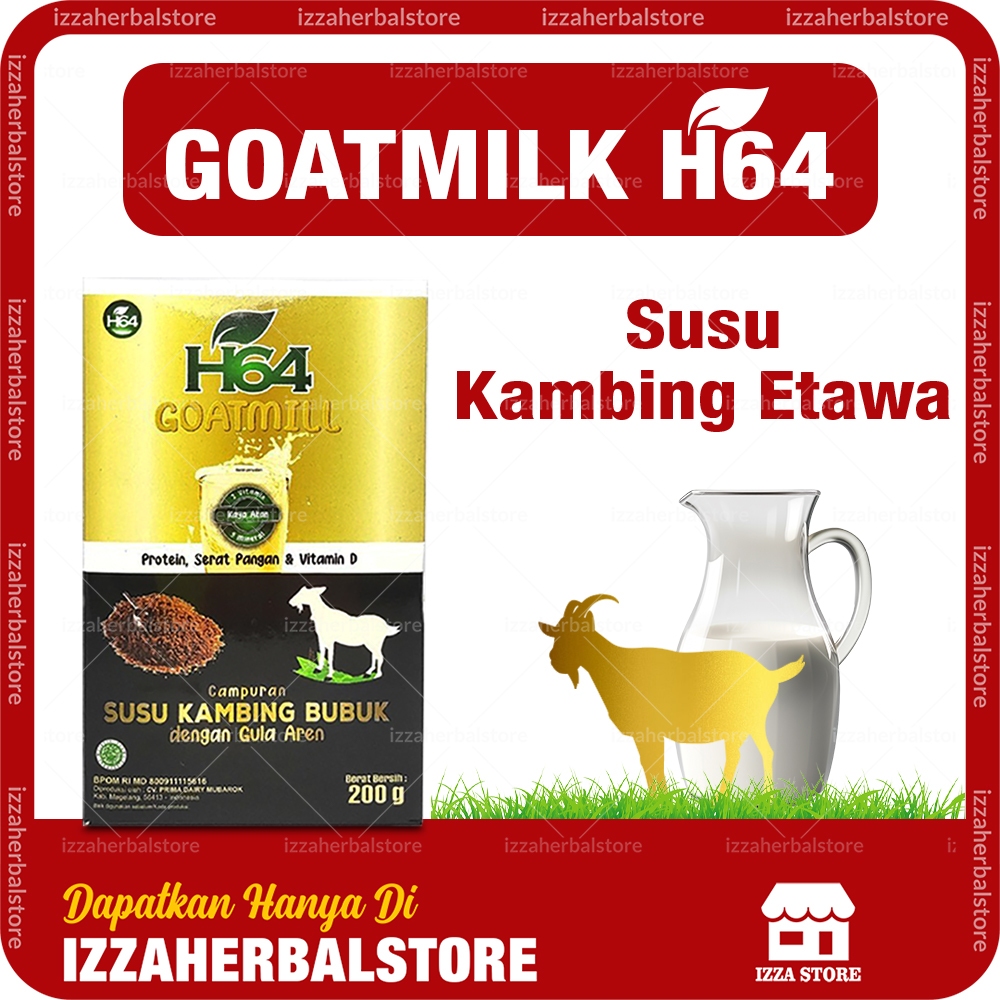 Jual SUSU KAMBING ETAWA Goatmilk H64 Premium Gula Aren Original Obat ...
