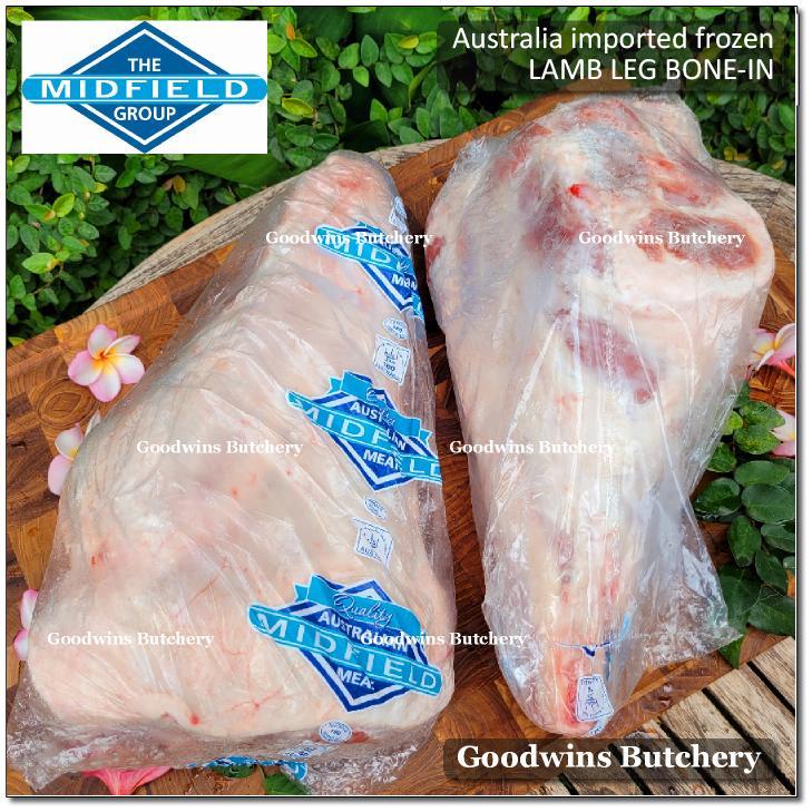 Jual 3.5kg LAMB LEG BONE-IN CHUMP-OFF WHOLE frozen kaki domba muda ...