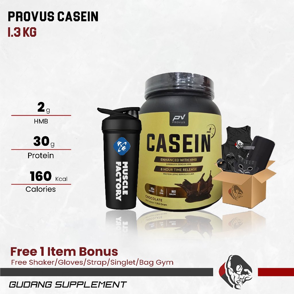 Jual Provus Casein 3 Lbs Whey Protein Time Release With HMB | Shopee ...