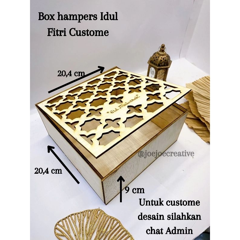 Jual Box Hampers lebaran Custome / box parcel premium / box kayu /gift ...