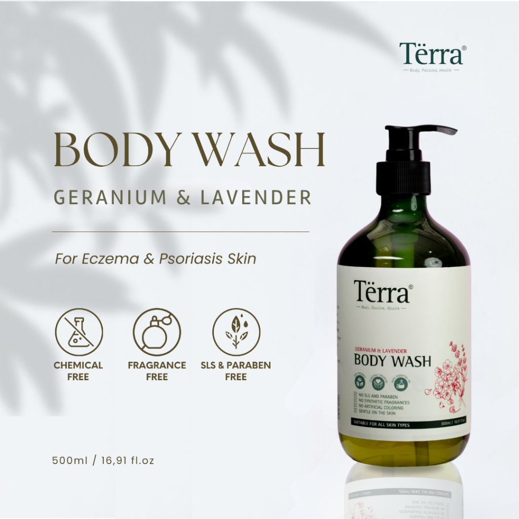 Jual Terra Body Wash Geranium & Lavender Castile Soap ( 500 ml ...