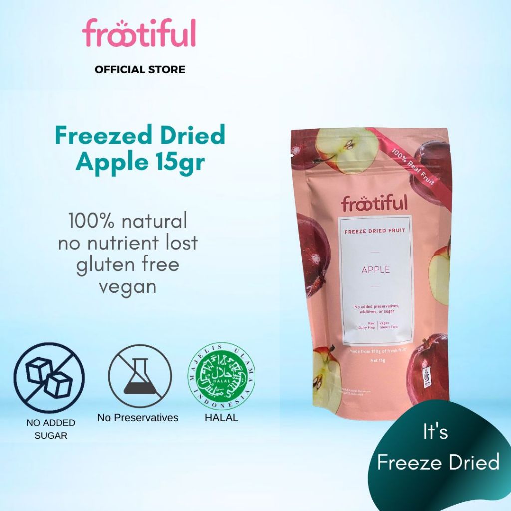 Jual Freeze Dried Fruit Apel 15gr | Shopee Indonesia