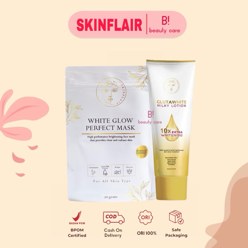Jual [READY SIAP KIRIM] Skinflair White Glow Perfect Mask by Skinflair ...