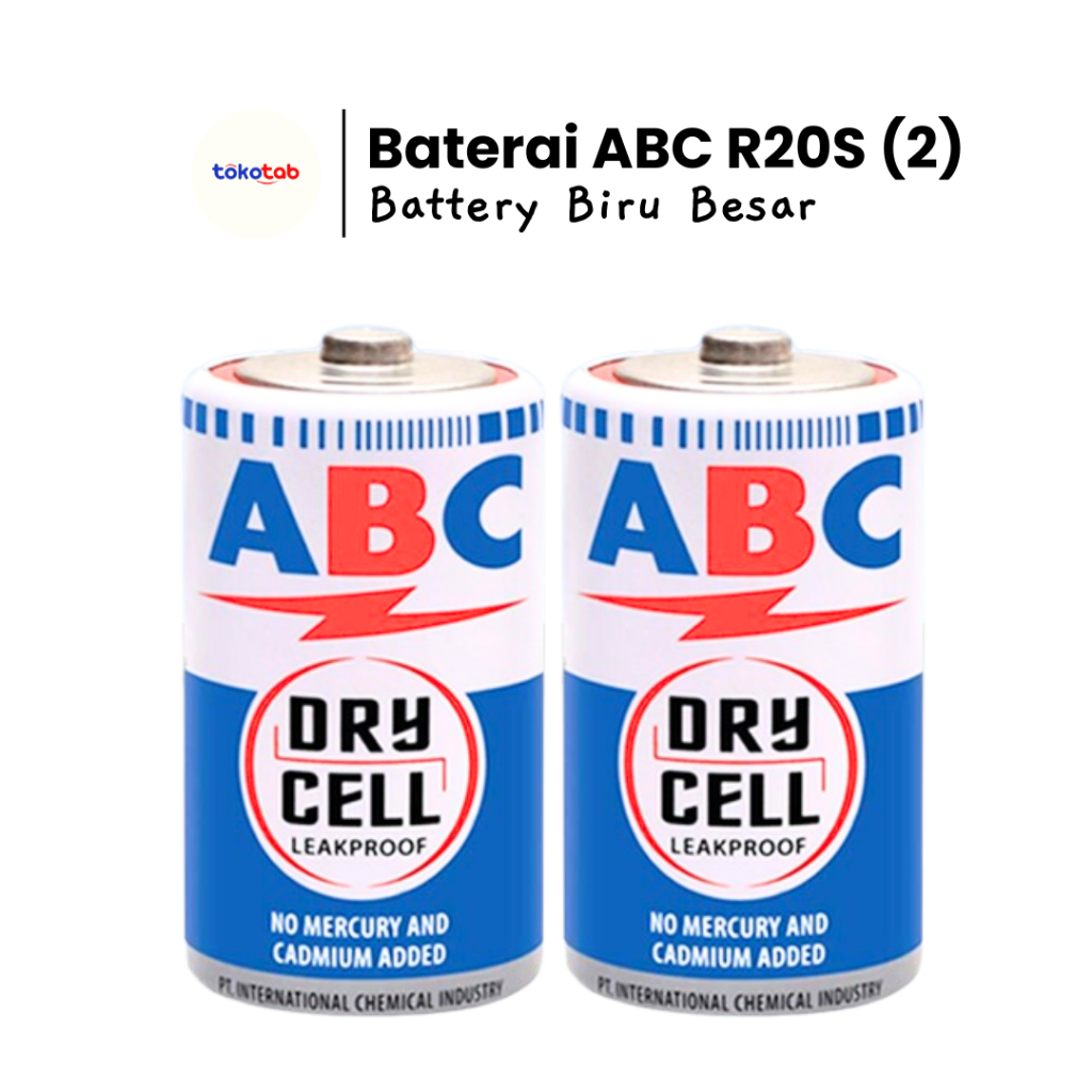Jual Tokotab - Baterai ABC Biru R20S D Battery Besar (2) | Shopee Indonesia