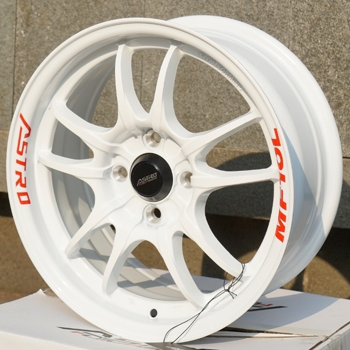 Jual Velg Flow Forged Astro Mugen MF10L 15x6.5 H 4x100 ET42 73.1 White ...