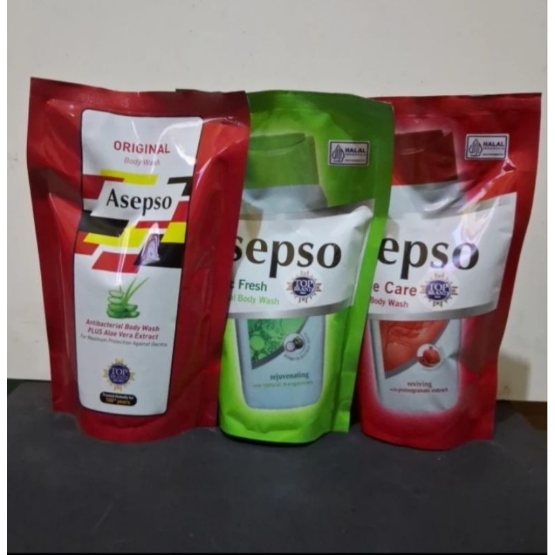 Jual Asepso body wash refill 450ml | Shopee Indonesia