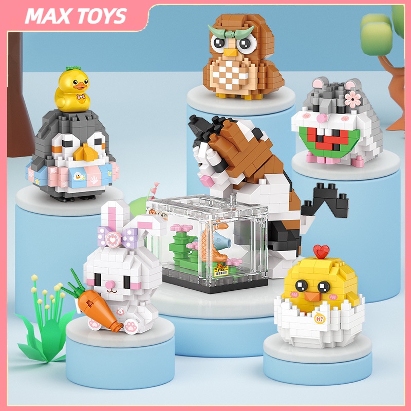 Jual MAX TOYS Hewan Series Block Bricks Mainan Balok Nano Blok Building Block Nano Bricks Balok ...