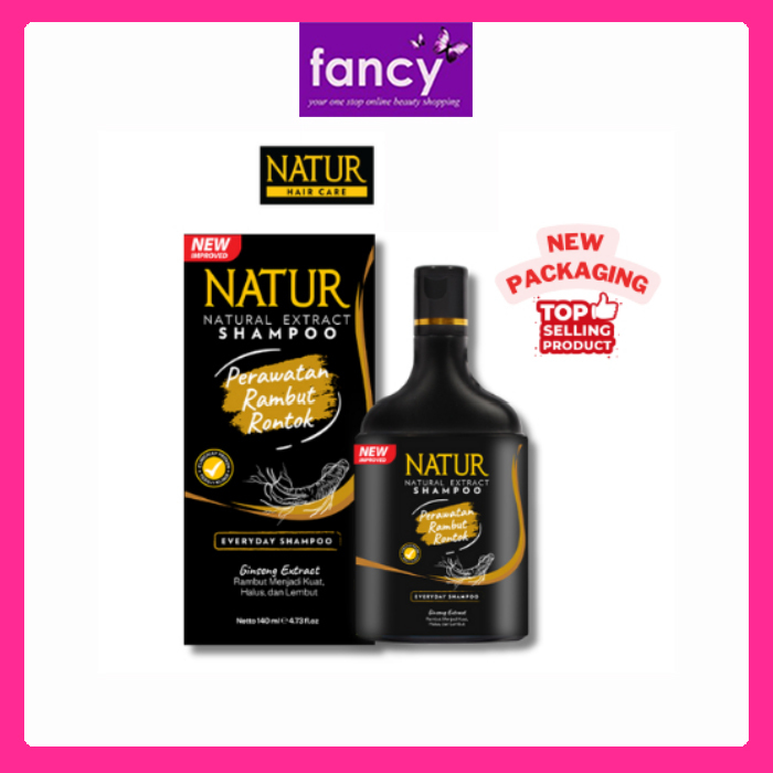 Jual Natur Shampo 80ml / 140ml / 270ml GINSENG / ALOE VERA / TEA TREE DANDRUFF Shampoo | Shopee ...