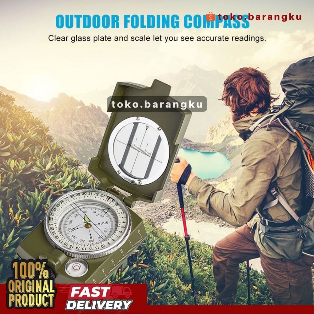 Jual Kompas Bidik Lensatik Akurat Outdoor Camping Survival Military ...