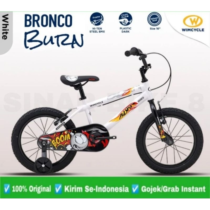 Jual SEPEDA ANAK BMX WIMCYCLE BRONCO 16 INCH TERBARU | Shopee Indonesia