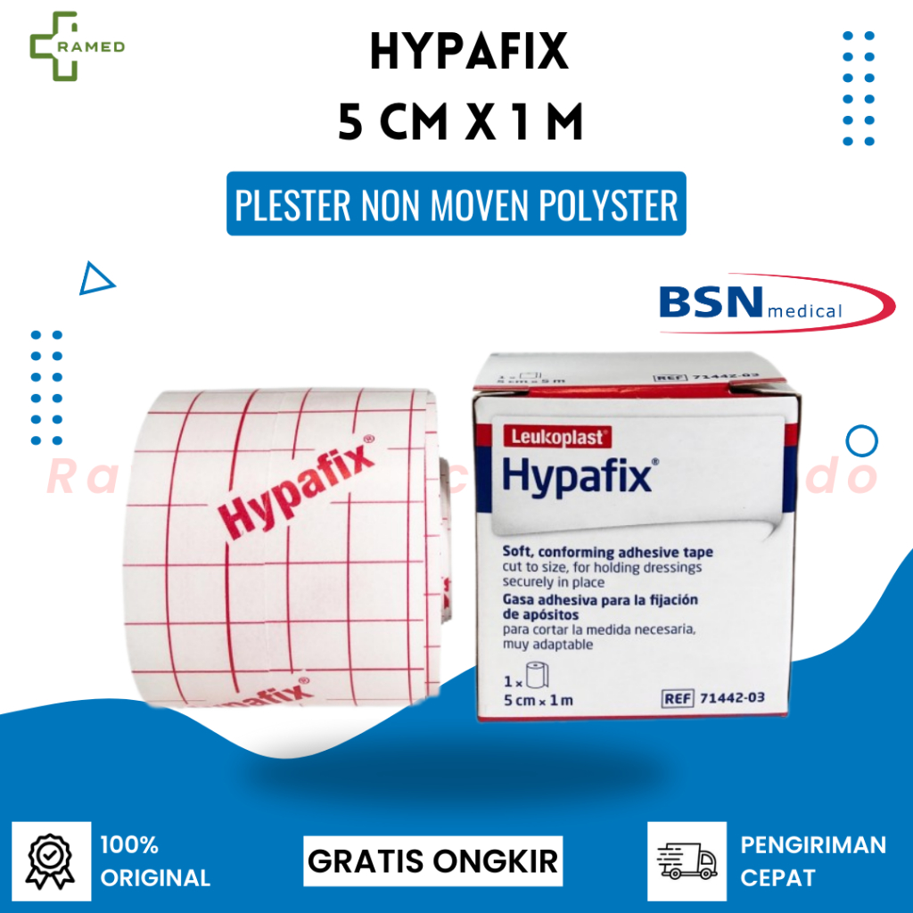 Jual Hypafix 5 cm x 1 m / Plester Penutup Luka Leukoplast | Shopee Indonesia