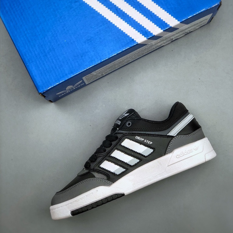 Jual SEPATU ADIDAS DROP STEP BLACK DARK GREY ORIGINAL BNIB FULL TAG ...