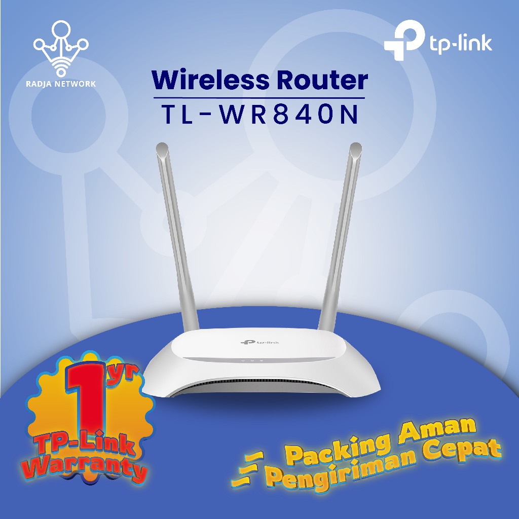 Jual Router TP-LINK TL-WR840N 300Mbps Wireless Router / Wifi Router TPLINK WR840N | Shopee Indonesia