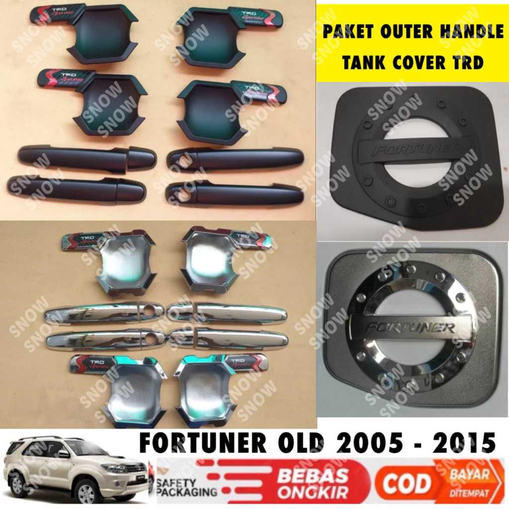 Jual Paket Outer Handle Tank Cover Fortuner Lama Old 2005 2008 2010 ...