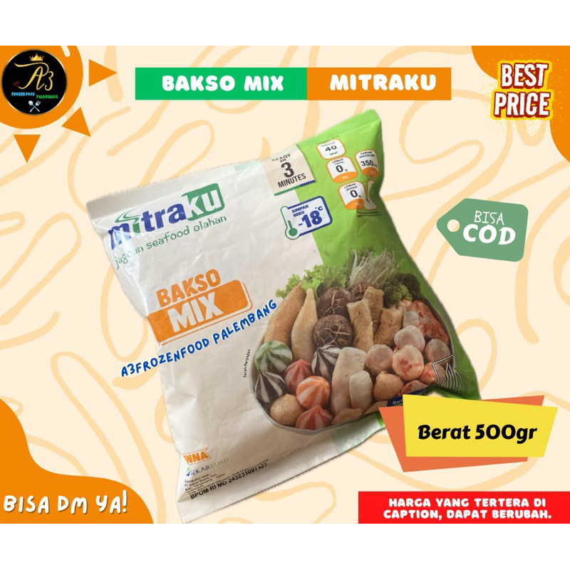 Jual Bakso Mix | Seafood Frozen mix | Bahan tomyam | Mitraku bakso mix ...