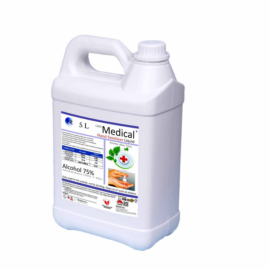 Jual hand sanitizer 1 Liter sampai 5 Liter medical kesehatan wangi aloe ...