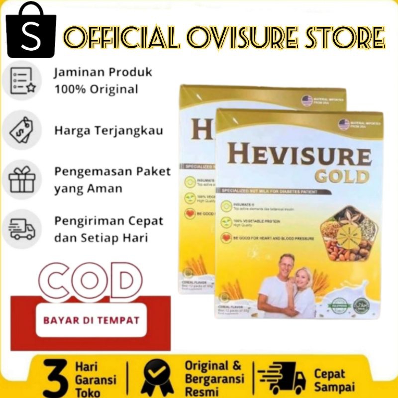 Jual HEVISURE GOLD MILK Susu Diabetes Dan Kencing Manis Original ...