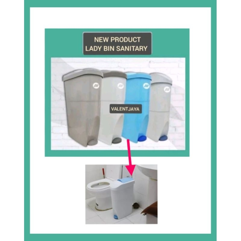 Jual Lady bin sanitary/Tempat sampah khusus pembalut wanita | Shopee ...