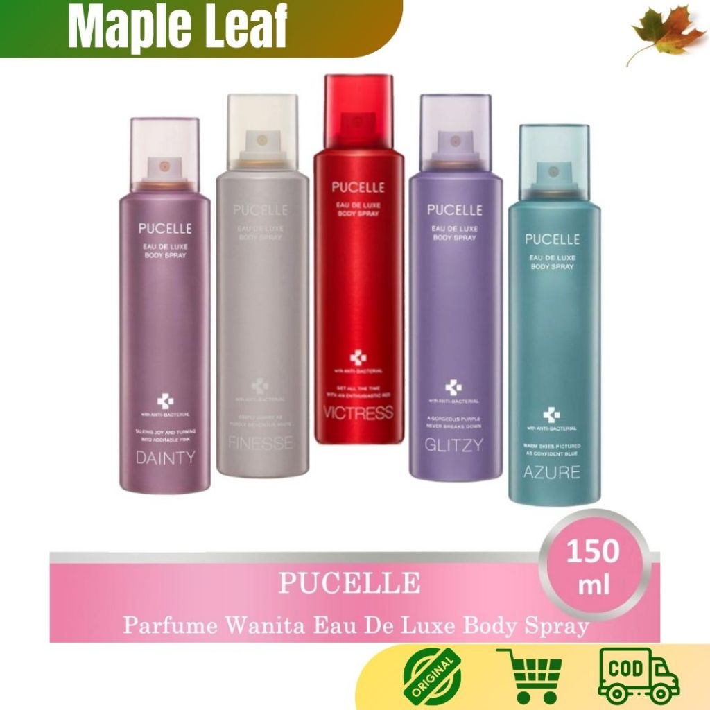 Jual Pucelle Eau De Luxe Body Spray 150ml | Shopee Indonesia