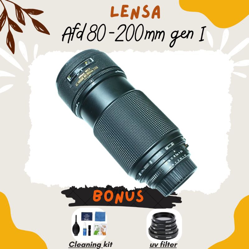 Jual lensa tele nikon Af 80-200mm f2.8 gen 1 lensa zoom terbaik nikon ...