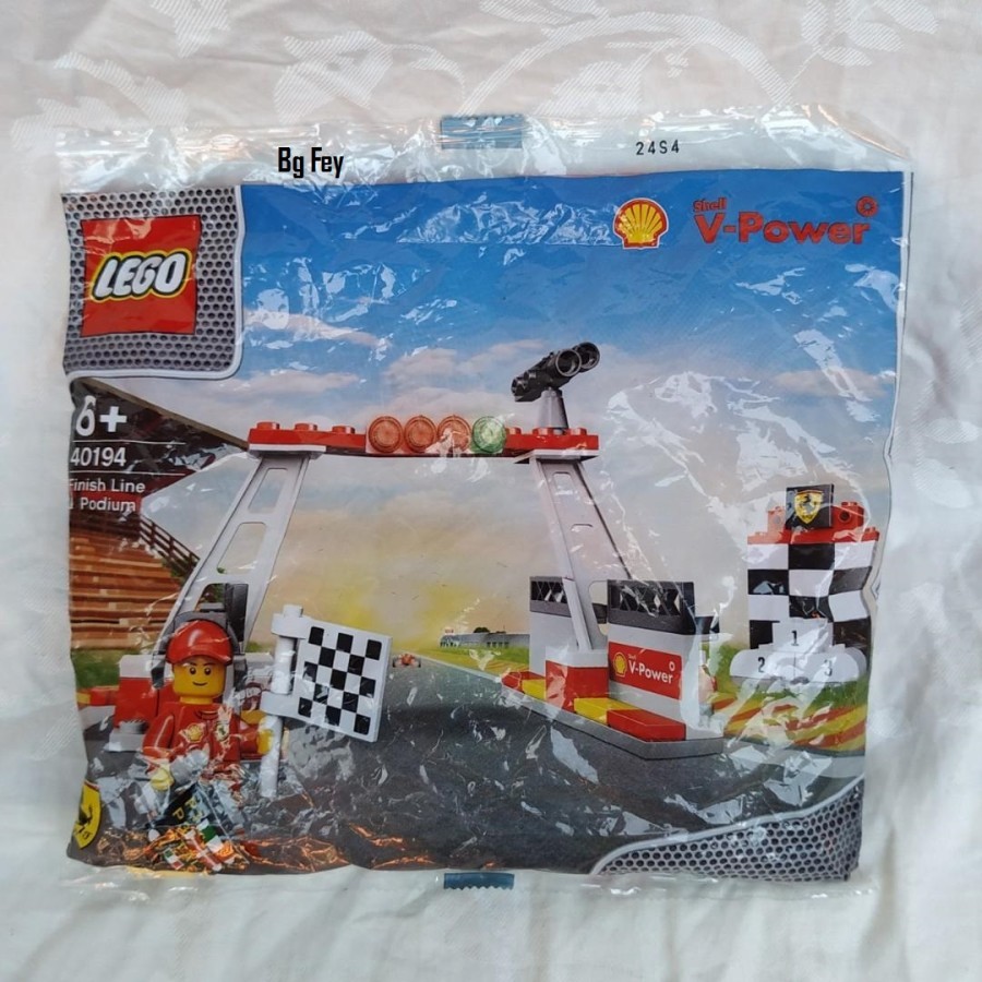 Jual LEGO Brick Shell V-Power Ferrari 40194 Finish Line & Podium ...