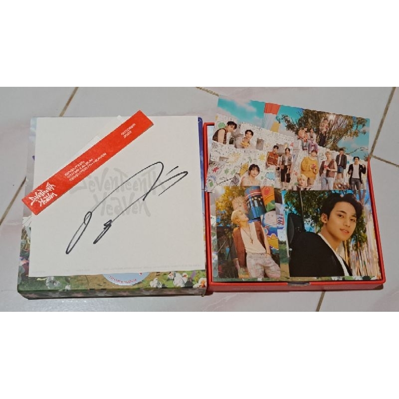 Jual [READY] ALBUM SEVENTEENTH HEAVEN SIGNED WOOZI | Shopee Indonesia