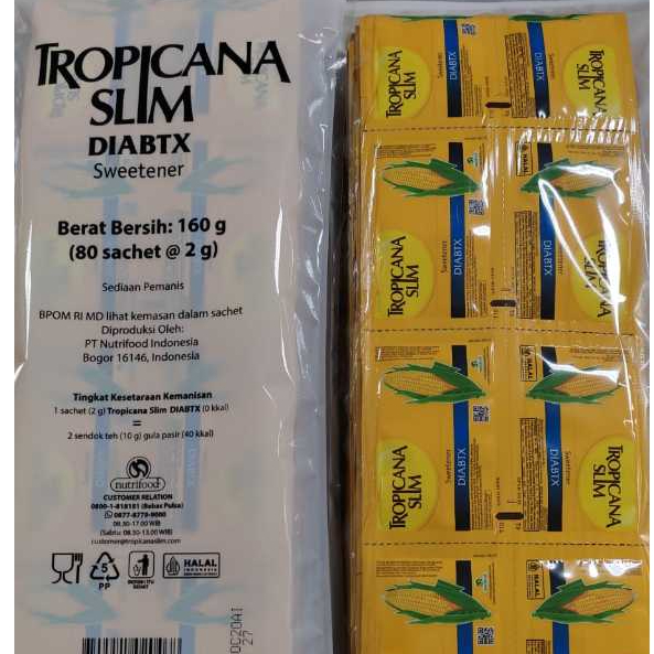 Jual Tropicana Slim Diabetic Polos 80 Sachet | Shopee Indonesia