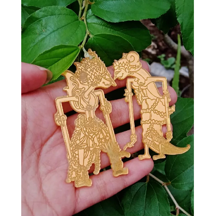 Jual Wayang Rama & Shinta Akrilik Mirror Gold / Silver Dekorasi Hiasan Mahar Wayang Acrylic ...