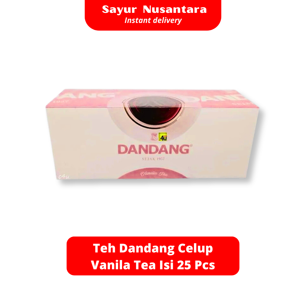 Jual Teh Dandang Celup Vanilla tea 25 Sachet - Sayur Nusantara | Shopee ...