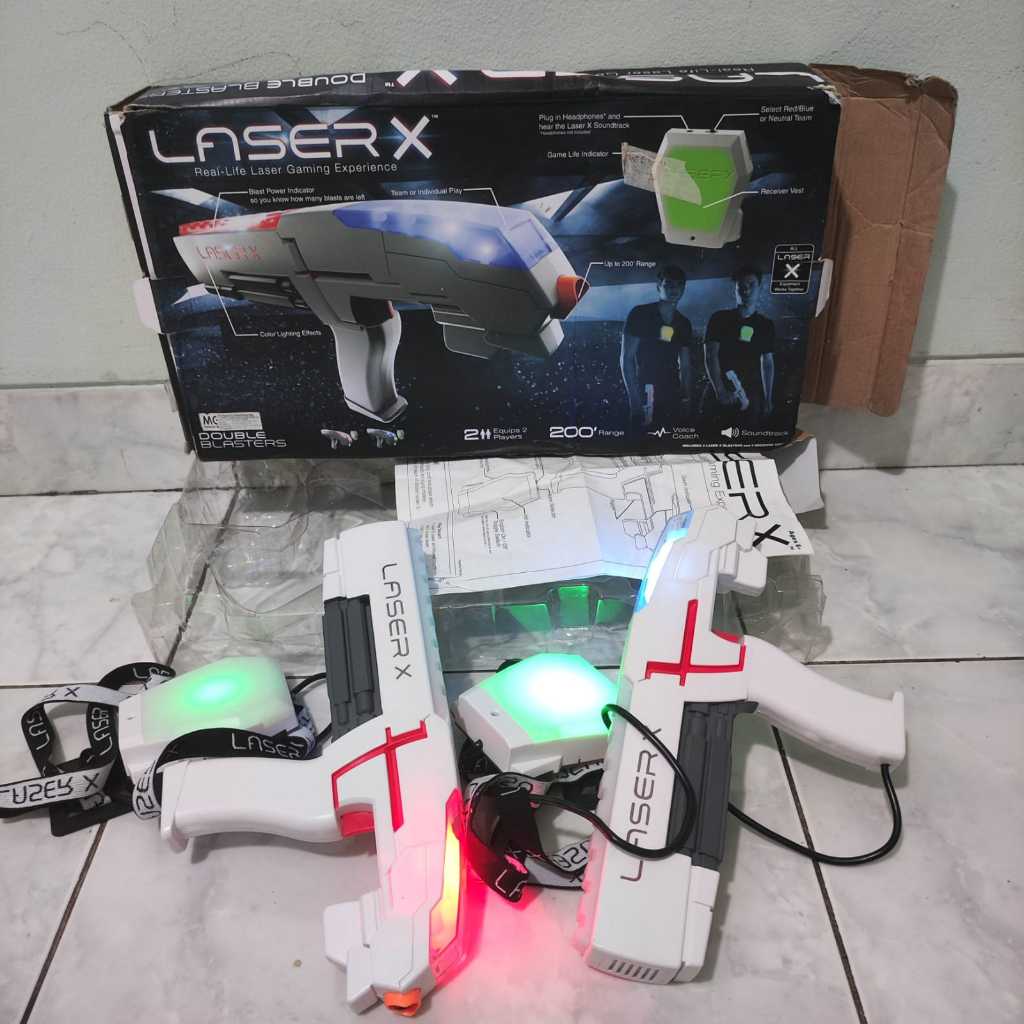 Jual Mainan Tembak Laser X 2 Player Real Life Gaming Experience not ...