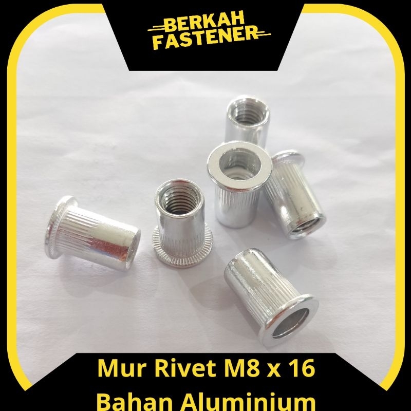 Jual Rivet Nut / Mur Rivet / Crimp Nut / Mur Keling Aluminium Flange ...