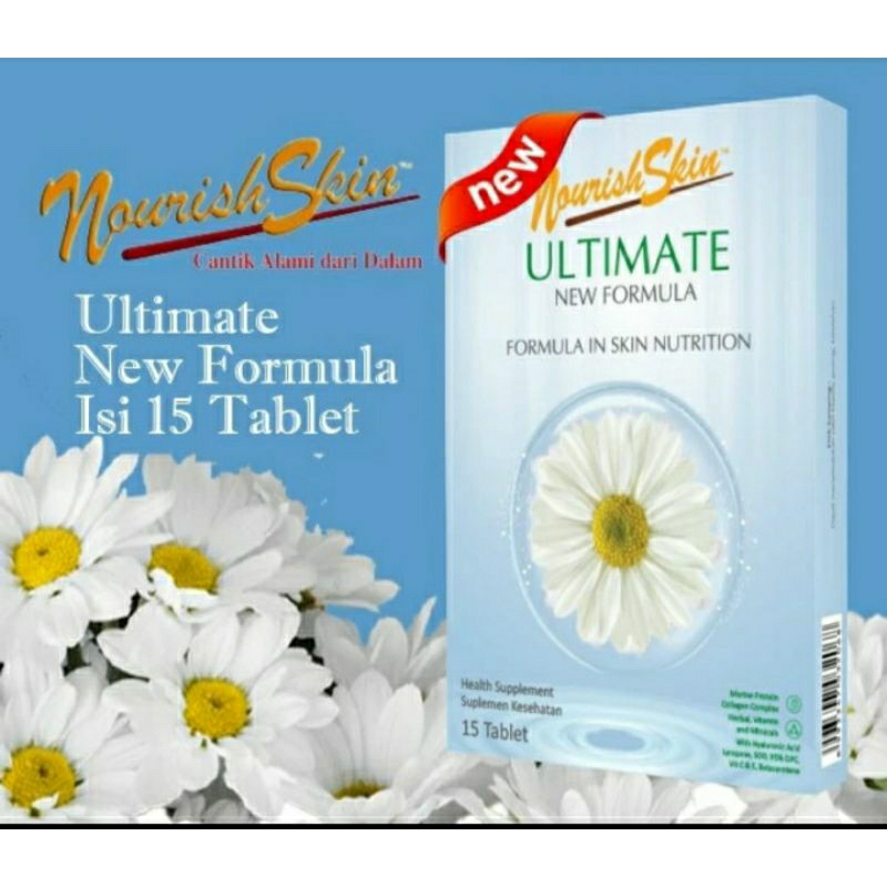 Jual Nourish skin ultimate new formula 15 tablet | Shopee Indonesia