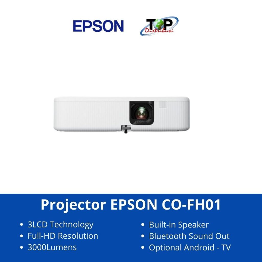 Jual Projector EPSON CO-FH01 FULL HD 3000Lumens - Proyektor EPSON CO ...