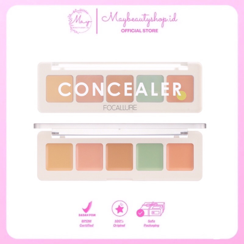 Jual BPOM FOCALLURE COLOR CONCELEAR PALETTE/COLOR CORRECTING | Shopee ...
